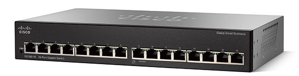 Cisco SG100-16 16-port Gigabit Switch | SecureITStore.com.au